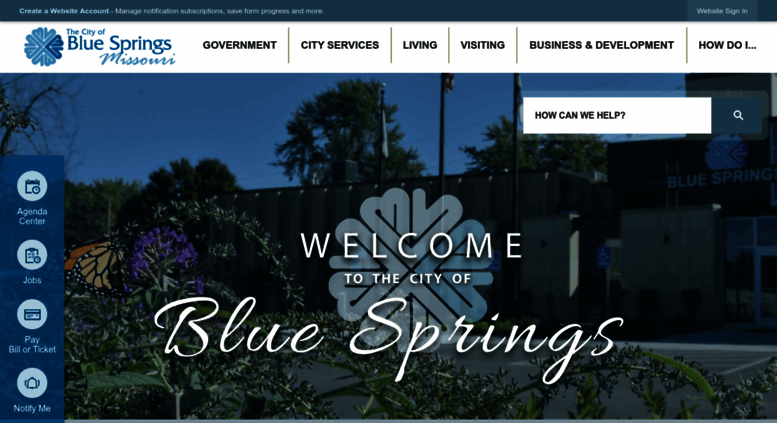 Access bluespringsgov.com. City of Blue Springs, MO - Official Website ...