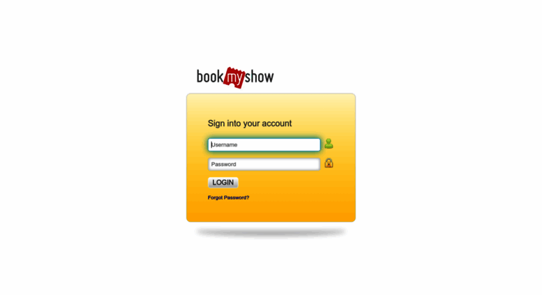 Access bo.bookmyshow.com. BookMyShow.com :: BackOffice - Login