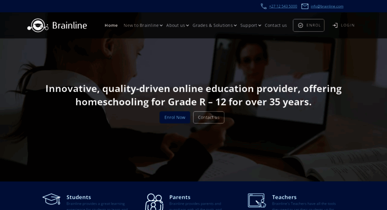 Access brainline.com. Online school | E-learning | Brainline