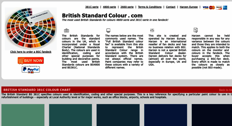 Access britishstandardcolour.com. British Standard Colour Chart | www ...