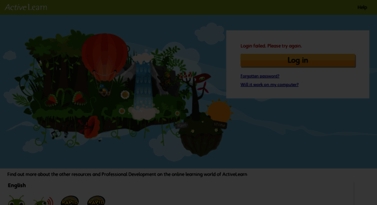 Access bugclub.com.au. ActiveLearn: Login