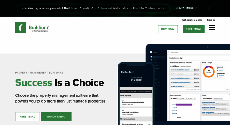 Access buildium.com. Property Management Software | Buildium