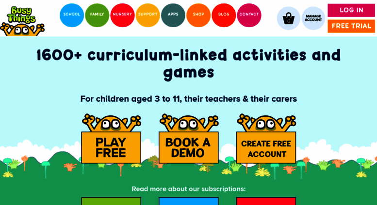 Access busythings.co.uk. Learn Through Play with Busy Things! | Busy Things