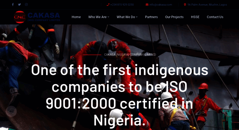 Access cakasa.com. CAKASA Nigeria Company Limited - Engineering ...