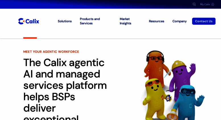 Access calix.com. Calix Home