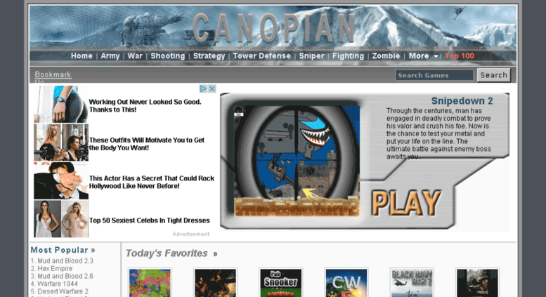 Access canopian.org. War Games Online | Strategy Games | Free Shooting ...