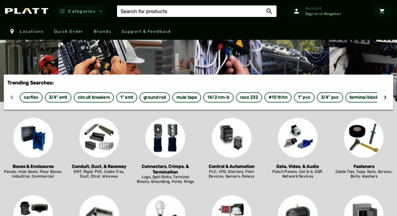 Access catalog.platt.com. PLATT ELECTRIC SUPPLY - Wholesale distributor ...