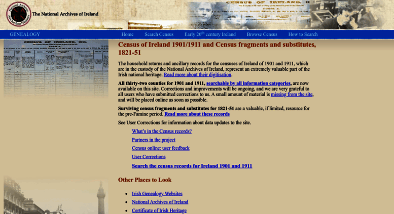 Access census.nationalarchives.ie. National Archives: Census of Ireland ...