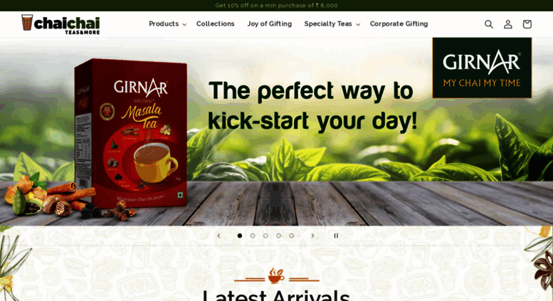 Access chaichai.in. ChaiChai | One Stop Store for Teas and more