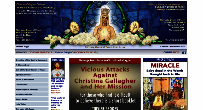 Access christinagallagher.org. Christina Gallagher Delivers Heaven's ...