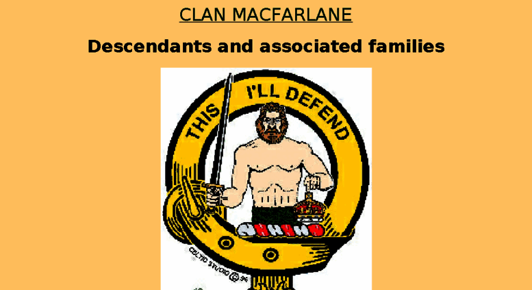 Access clanmacfarlanegenealogy.info. Clan Macfarlane: Its Descendants ...
