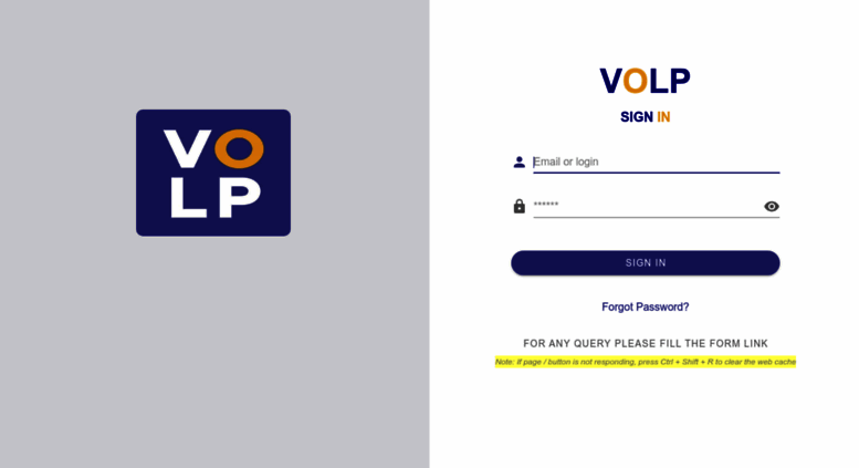 Access classroom.volp.in. VOLP