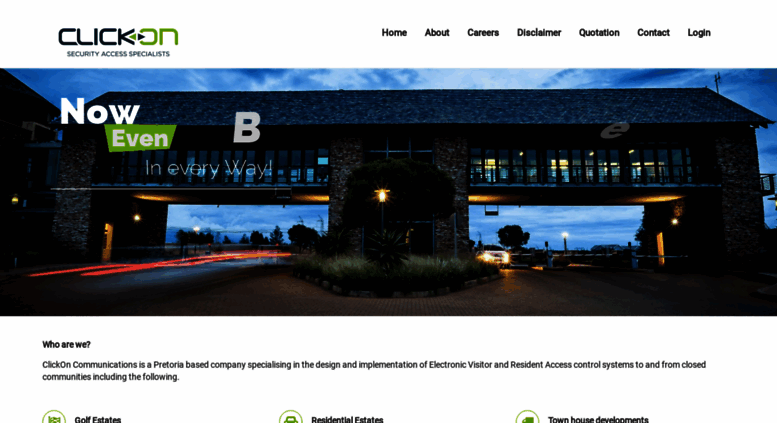 Access clickon.co.za. Welcome to Clickon Communications website ...