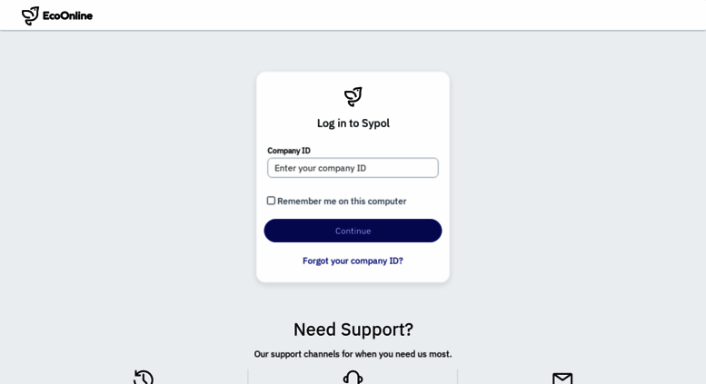 Access cms.sypol.com. Sypol CMS