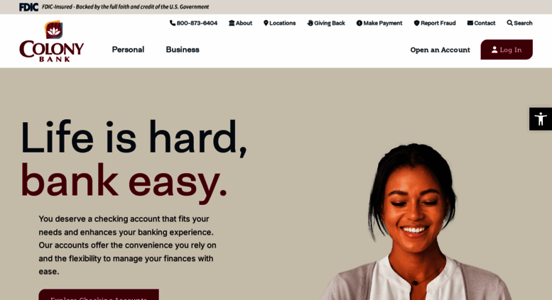 Access colonybank.com. Personal, Mortgage and Small Business Banking ...