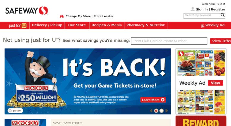 Access community.safeway.com. Safeway - Official Site