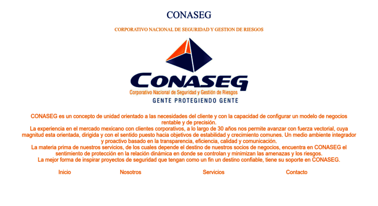 Access conaseg.com.mx. .: CONASEG :. Corporativo Nacional de Seguridad ...