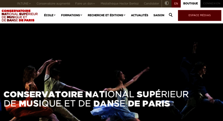 Access conservatoiredeparis.fr. Conservatoire National Supérieur de ...