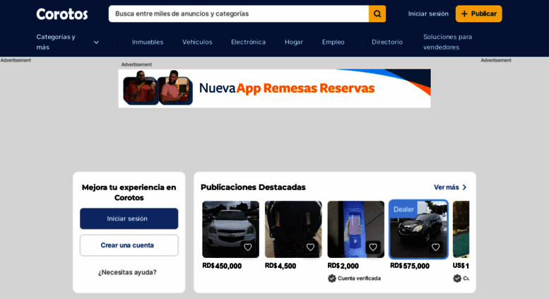 Access corotos.do. Compra y vende de todo cerca de ti en República ...