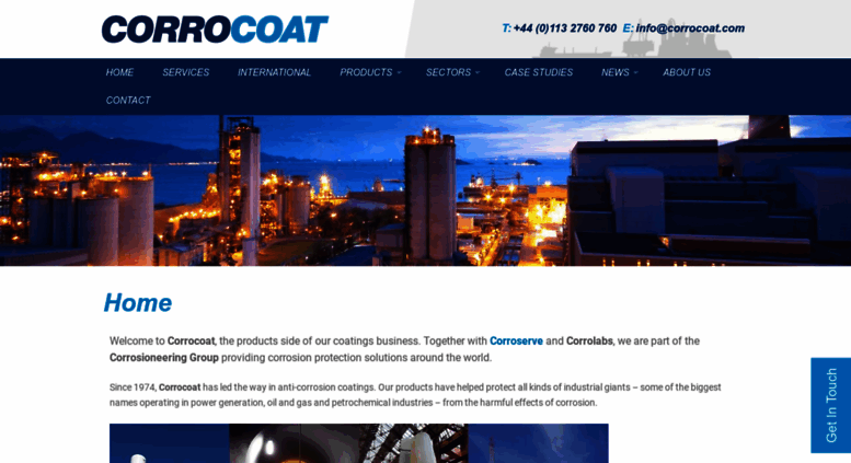 Access corrocoat.com. The leaders in corrosion protection coatings for ...