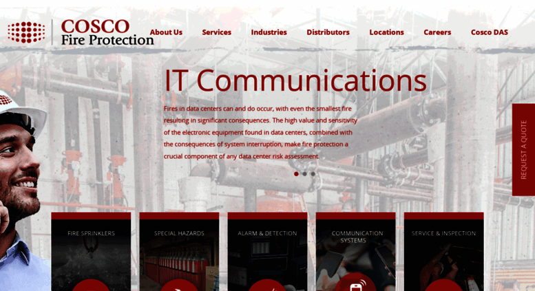 Access coscofire.com. Cosco Fire Protection and Life Safety Systems