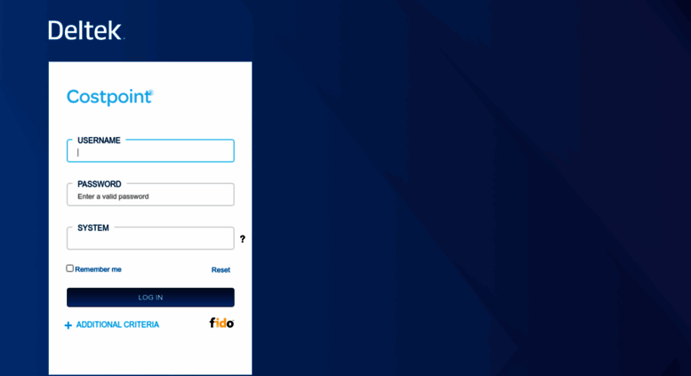 Access costpoint.cnb-ss.com. Costpoint 7