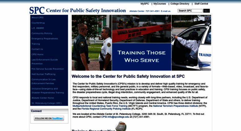 Access cpsi.spcollege.edu. St. Petersburg College - Center for Public ...