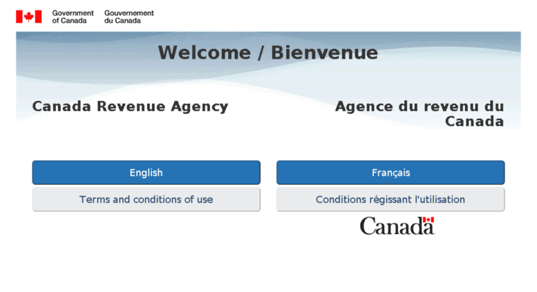 Access cra.gc.ca. Canada Revenue Agency/Agence du revenu du Canada ...