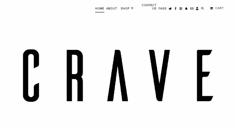 Access craveclothingline.com. Crave Clothing Line - Official Online Store