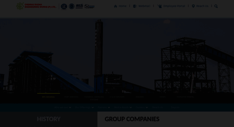 Access crewpl.com. Home - Chennai Radha Engineering Works Private Limited