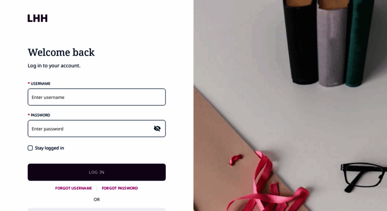 Access crn.lhh.com. LHH Candidate