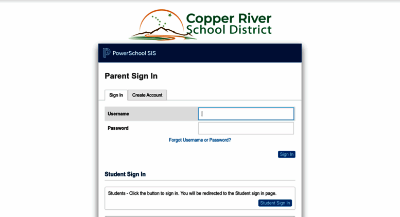 Access crsd.powerschool.com. Student and Parent Sign In