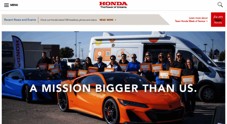 Access csr.honda.com. Honda Corporate Social Responsibility