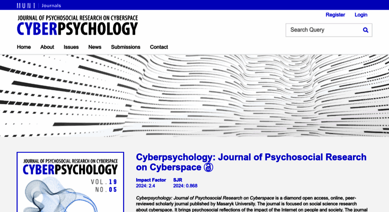 Access cyberpsychology.eu. Cyberpsychology: Journal of Psychosocial ...