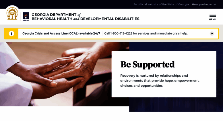 Access dbhdd.ga.gov. Georgia Department of Behavioral Health and ...