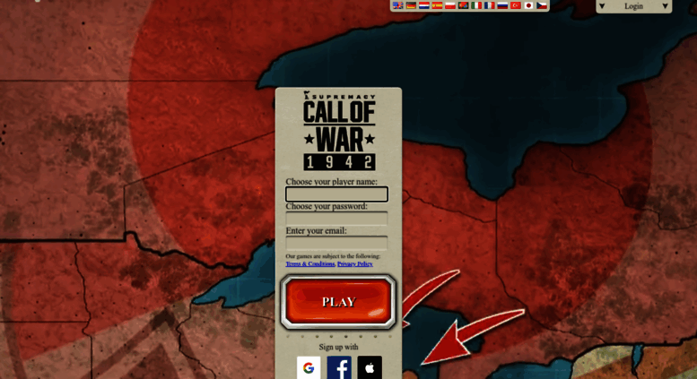 Access de.callofwar.com. Call of War - The World War 2 online strategy game