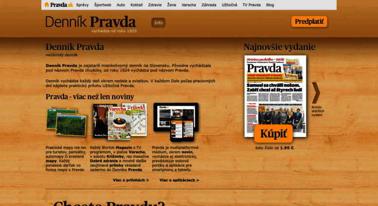 Access dennik.pravda.sk. Denník Pravda