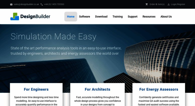 Access designbuilder.co.uk. DesignBuilder Software Ltd - Home