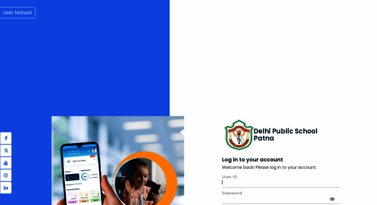 Access dpspatna.edunexttech.com. Delhi Public School Patna Login