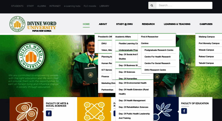 Access dwu.ac.pg. Divine Word University