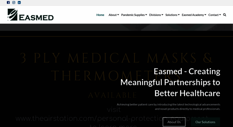 Access easmed.com. Home - Easmed