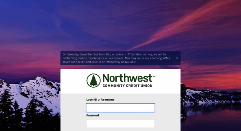 Access ebanking.nwcu.com. NWCU eBanking