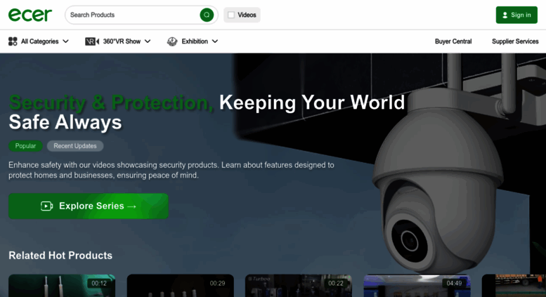 Access ecer.com. Professional Manufacturers & Suppliers from China