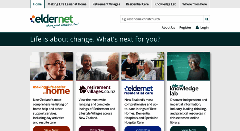 Access eldernet.co.nz. Eldernet - New Zealand directory, older people ...