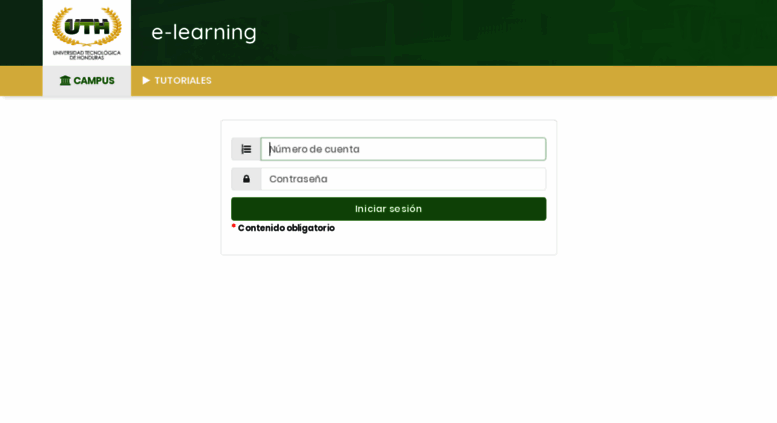 Access elearning.uth.hn.