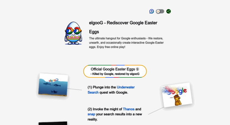 Access elgoog.im. Google Mirror - I'm elgooG