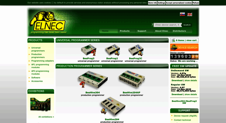 Access elnec.com. Universal programmers | Production programmers ...