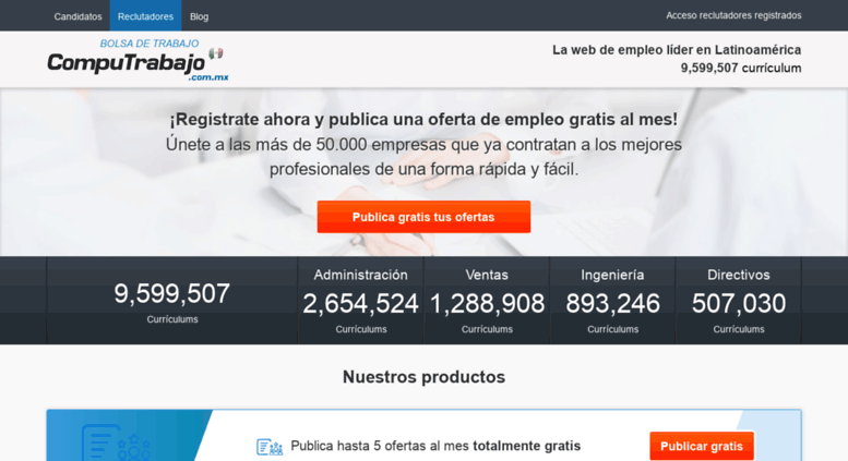 Access empresa.computrabajo.com.mx. Bolsa de trabajo y Ofertas de ...