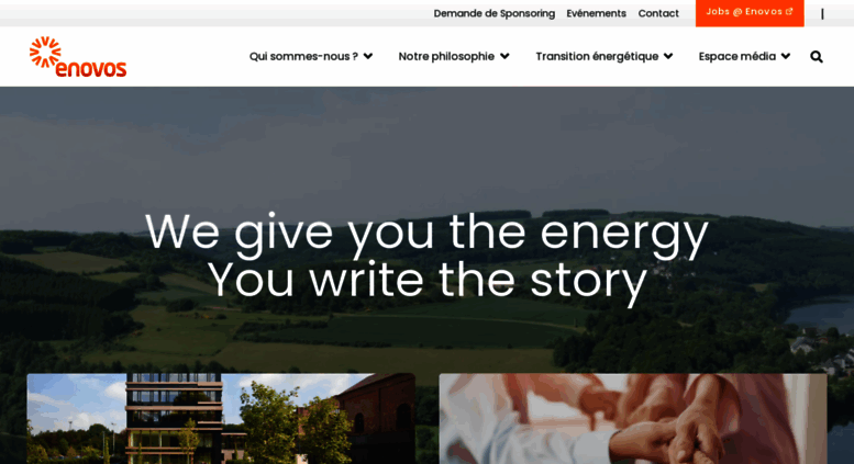 Access enovos.eu. Bienvenue sur le site du groupe Enovos