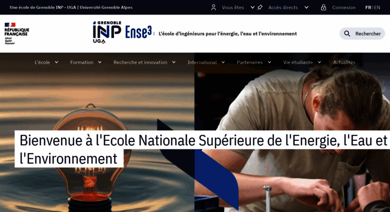 Access ense3.grenoble-inp.fr. Ense³, l'école d'ingénieurs de l’énergie ...